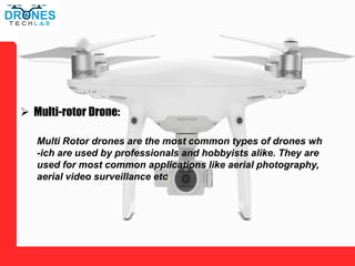 UAV Types and Applications | PPTX