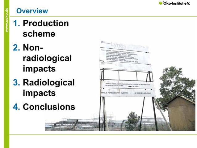 Rare earth ore refining in Kuantan - Malaysia | PPT