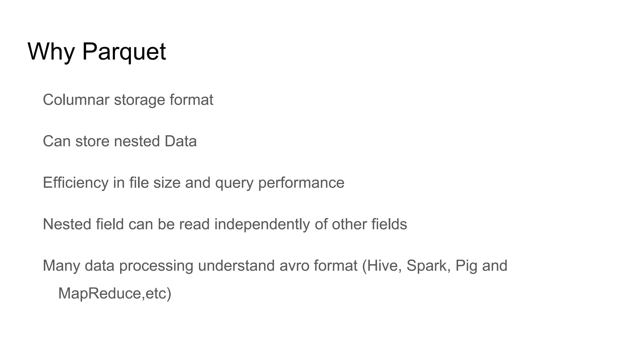Apache Parquet | PPTX