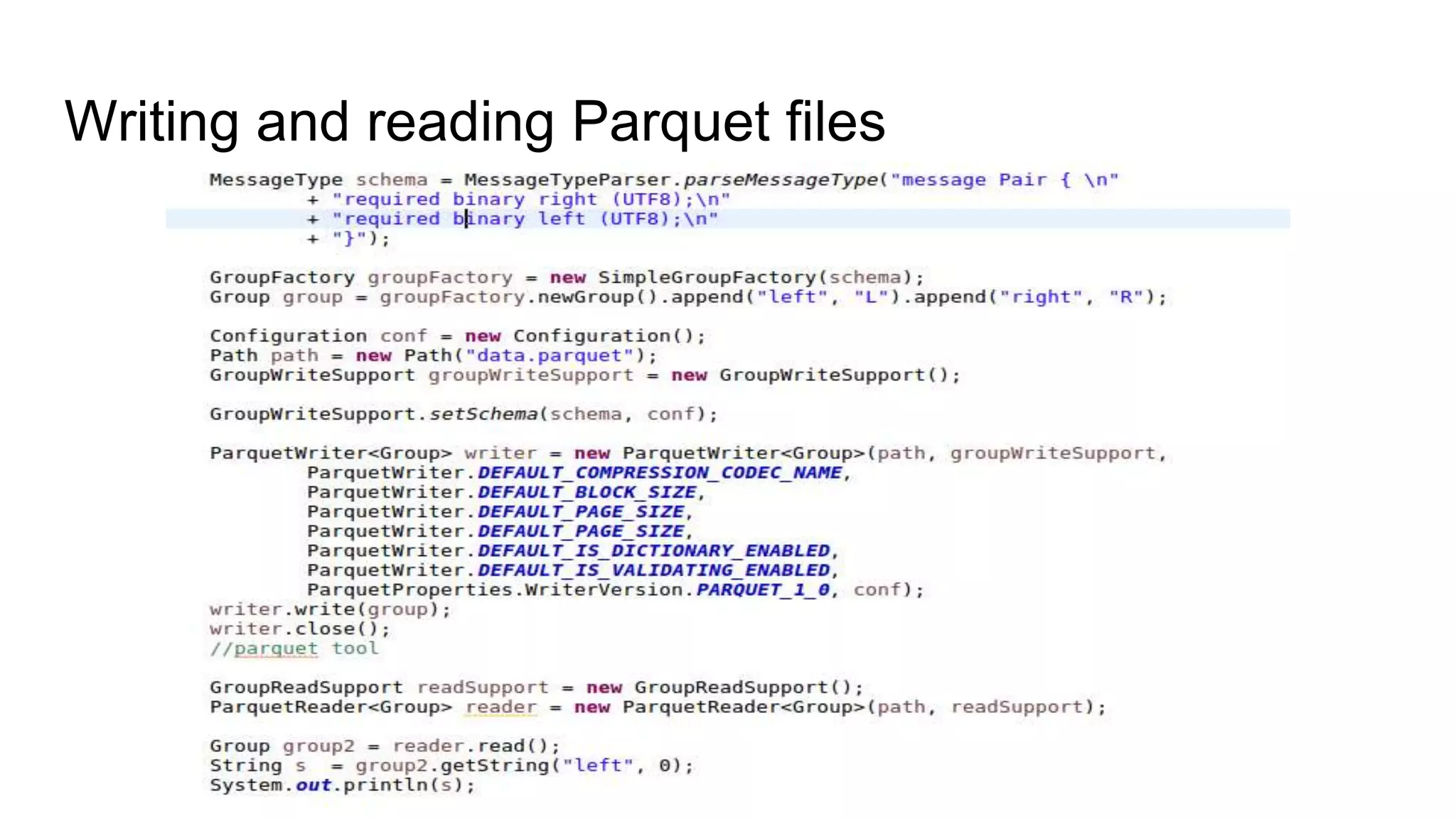 Apache Parquet | PPTX