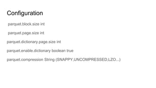 Apache Parquet | PPTX