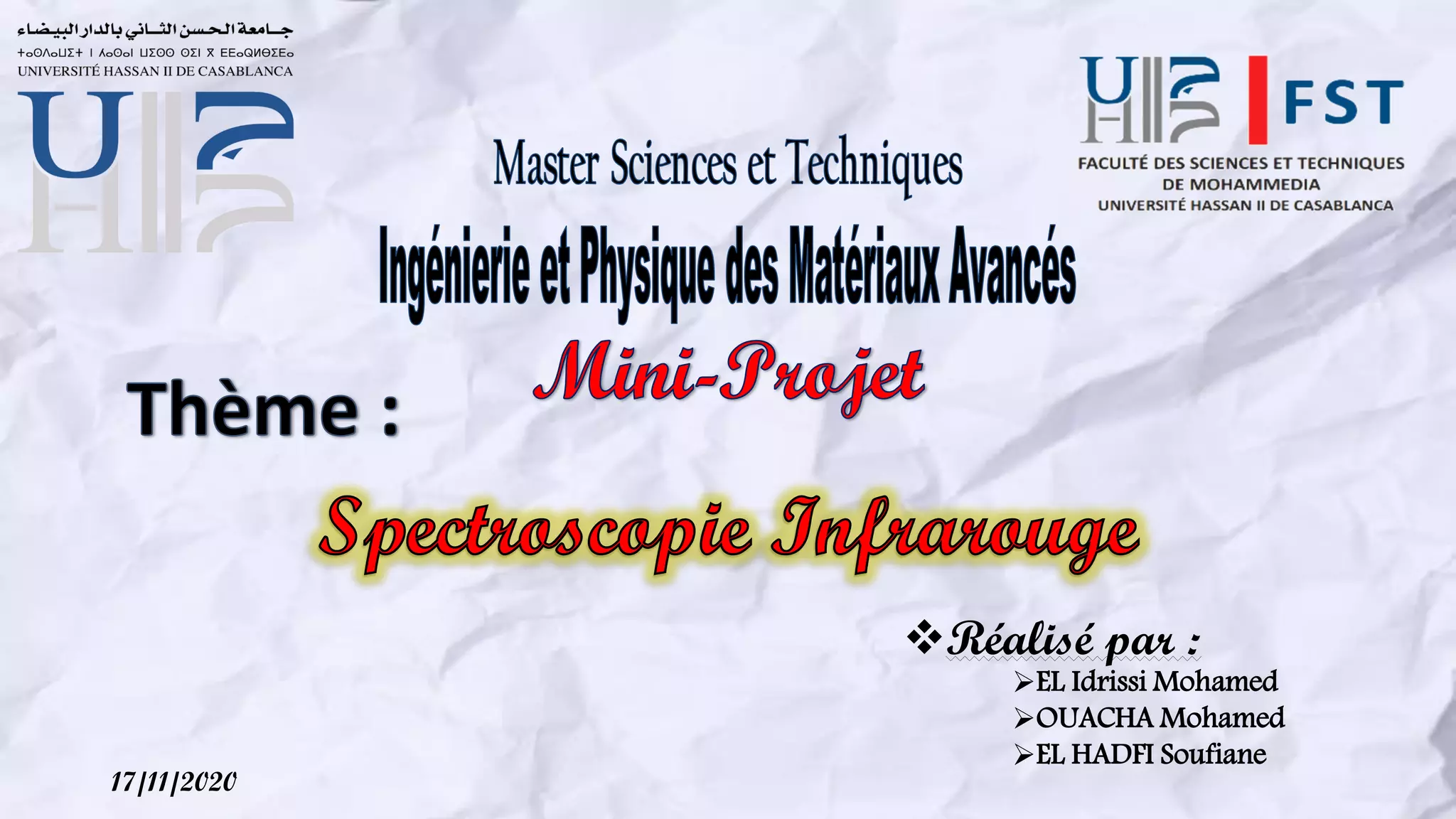 Présentation spectroscopie infrarouge (IR) | PDF