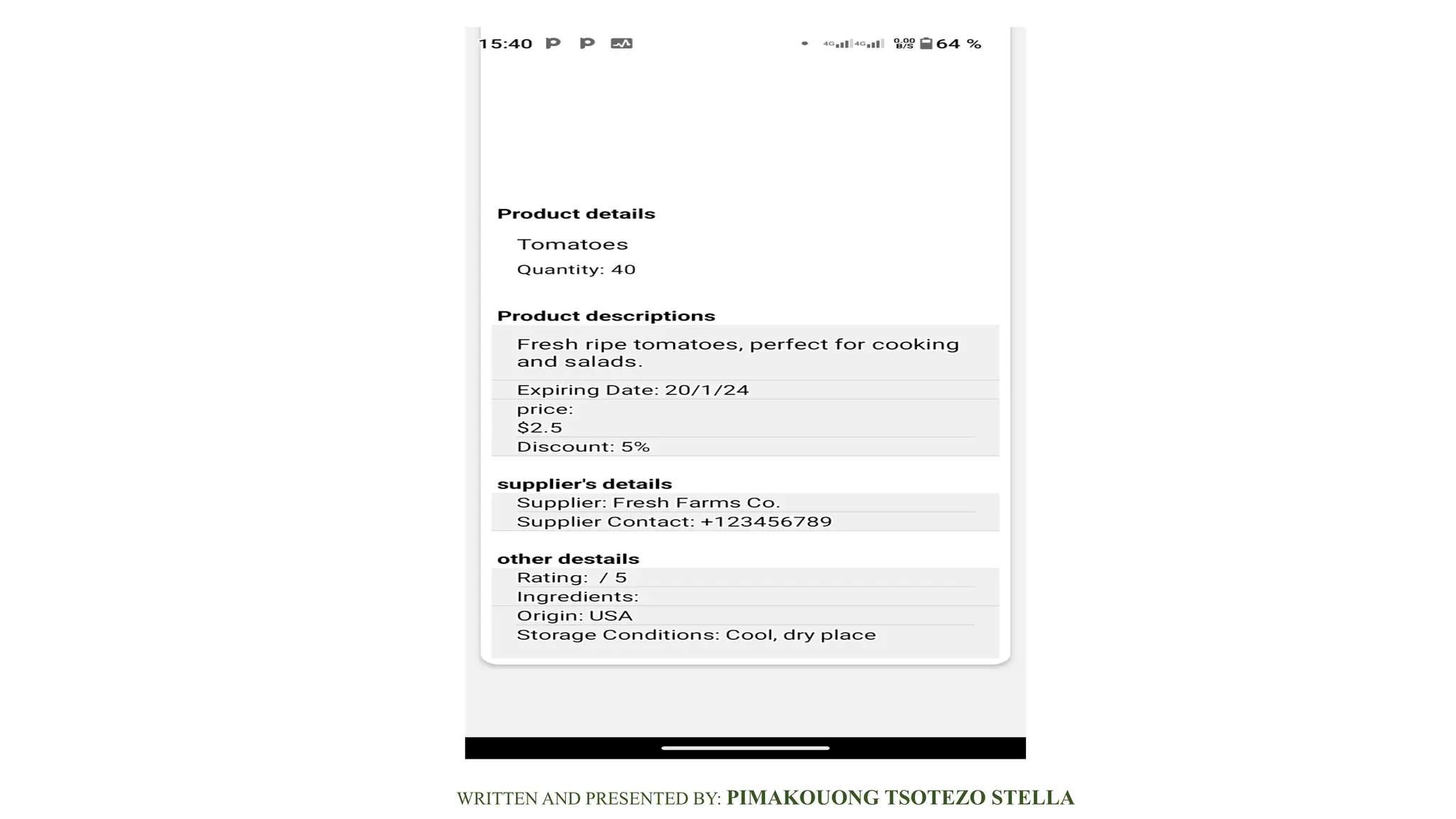 Présentation de soutenance de brevet de tech sup | PPTX