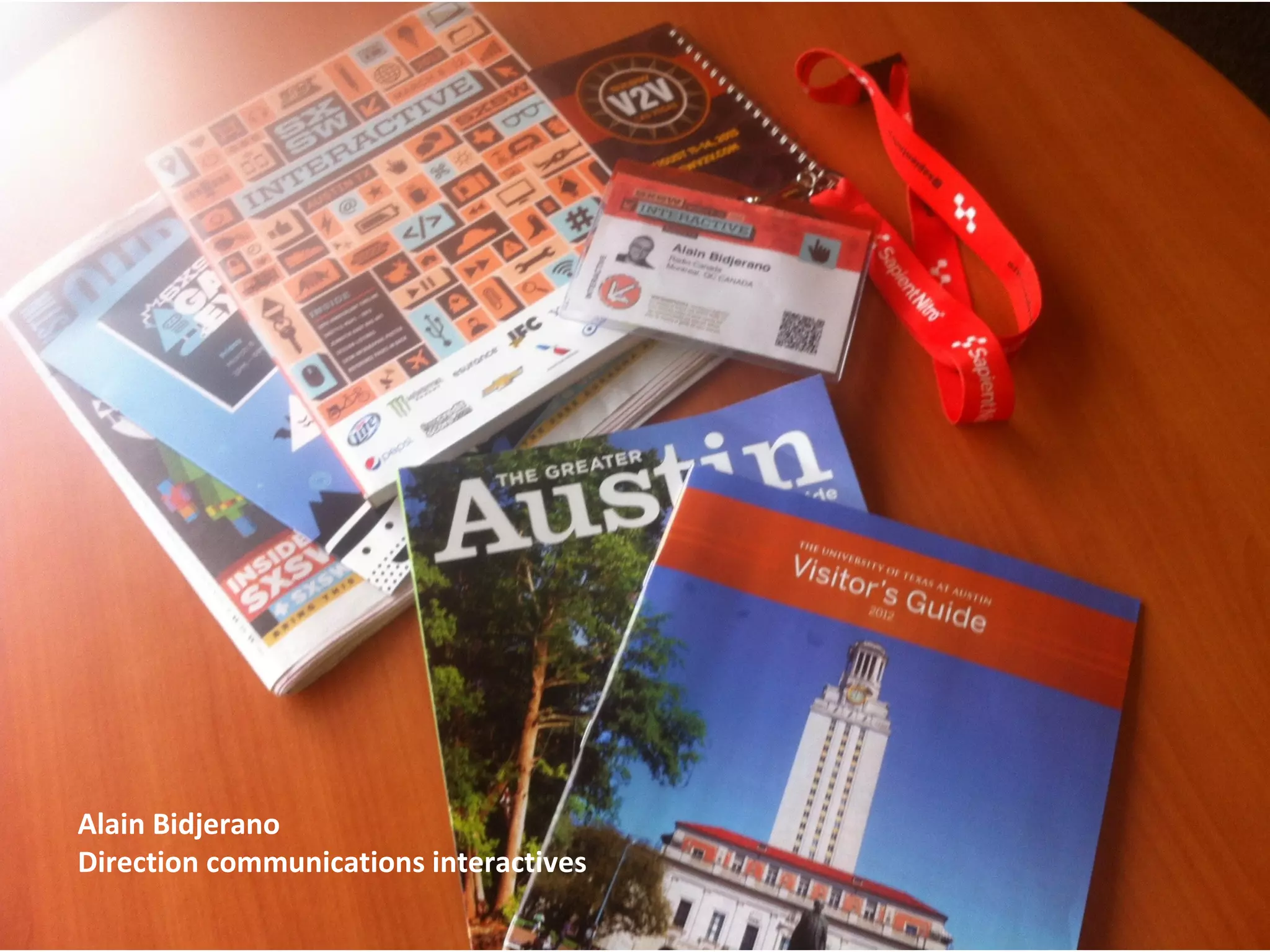 Présentation SXSW | PPT