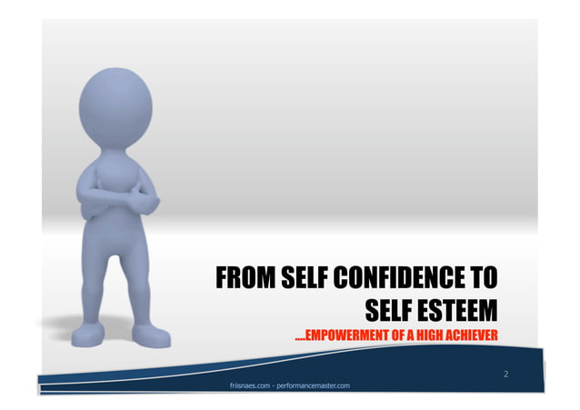 Self esteem vs. self confidence | PDF