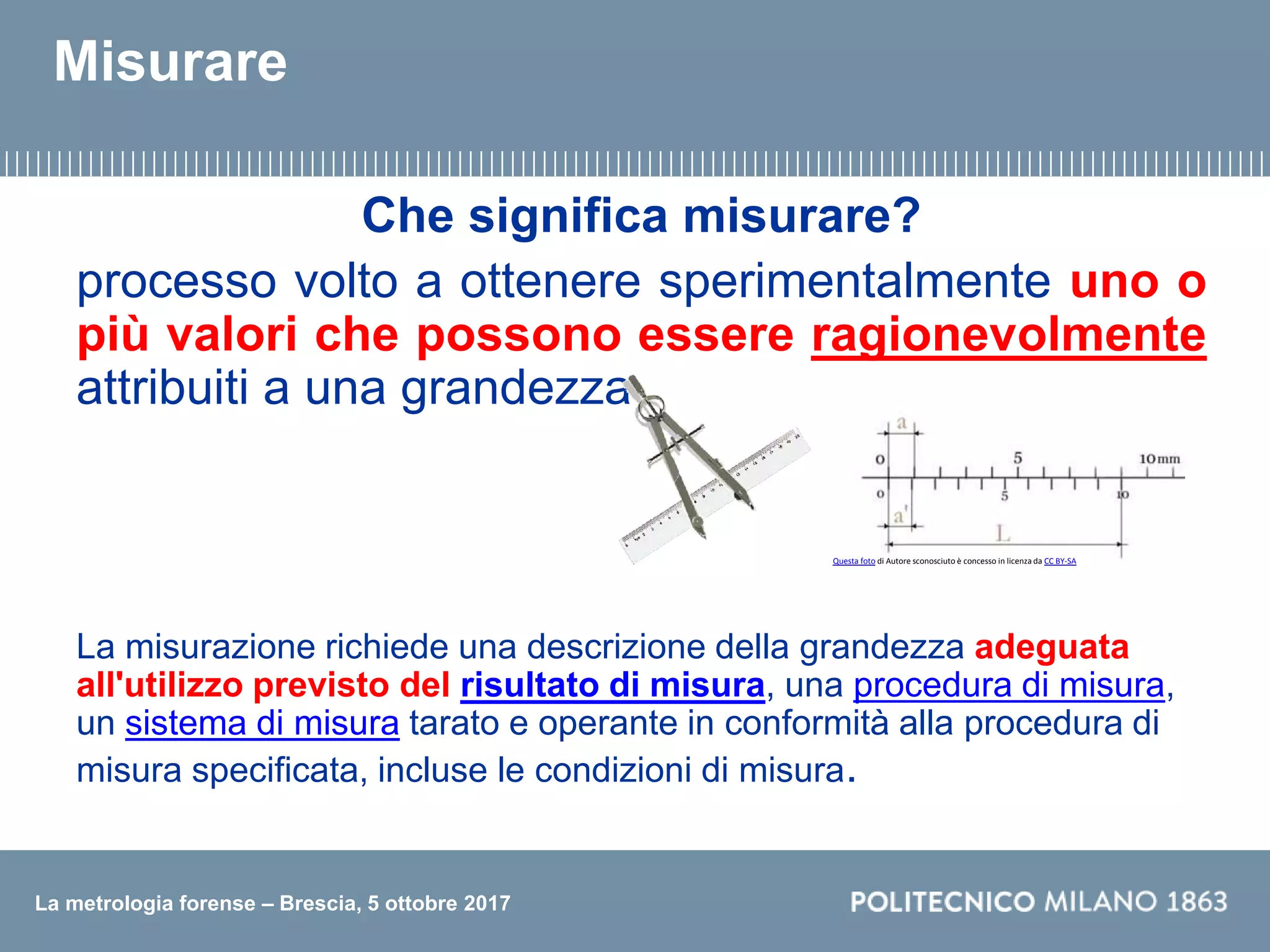Presentazione della metrologia forense | PPTX