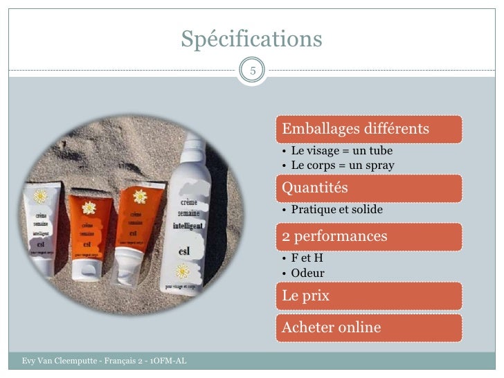 Présenter un produit