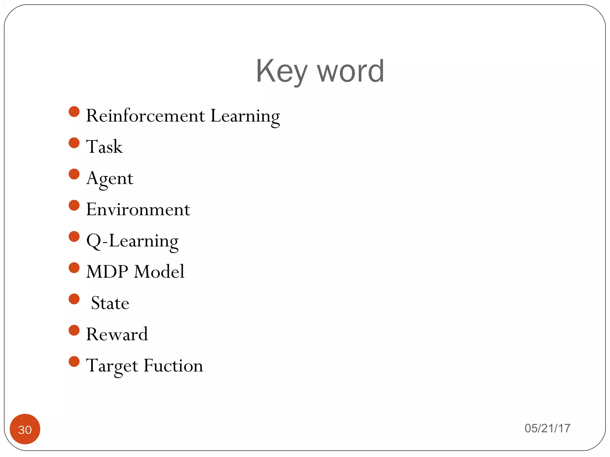 Reinforcement Learning Q-Learning | PPT