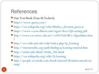 Reinforcement Learning Q-Learning | PPT