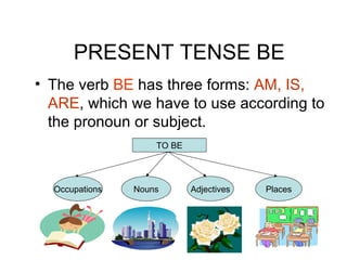 Present tense and present continuous can | PPT