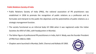 PRSI code of ethics for pr | PPTX