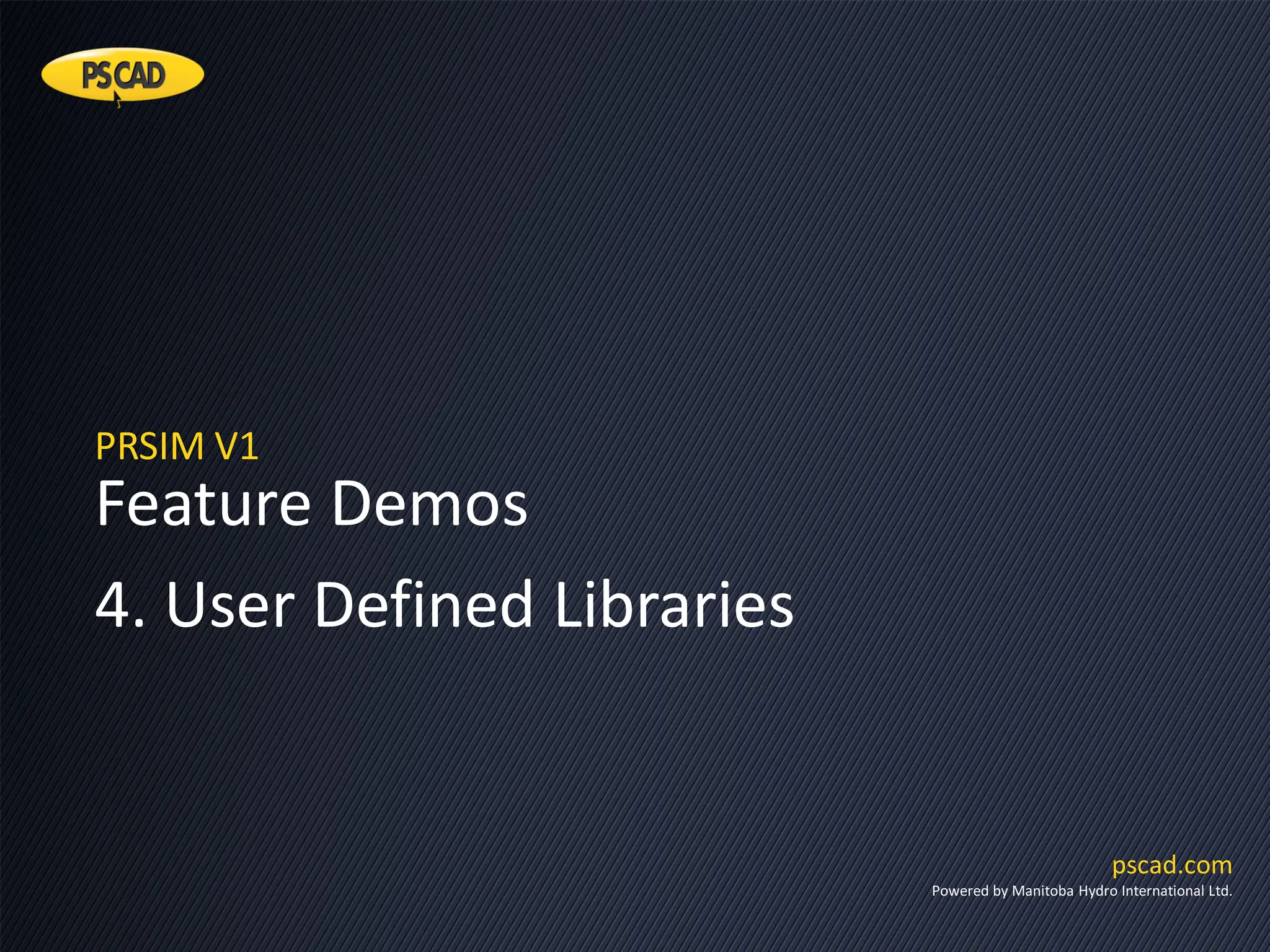 PRSIM Presentation PSCAD V15Presentation.pdf | Technology & Computing