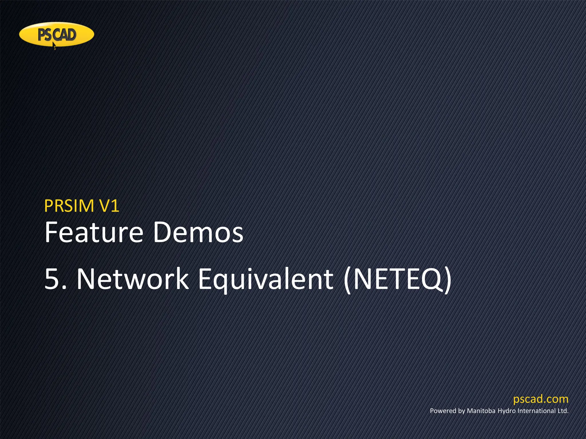 PRSIM Presentation PSCAD V15Presentation.pdf | Technology & Computing