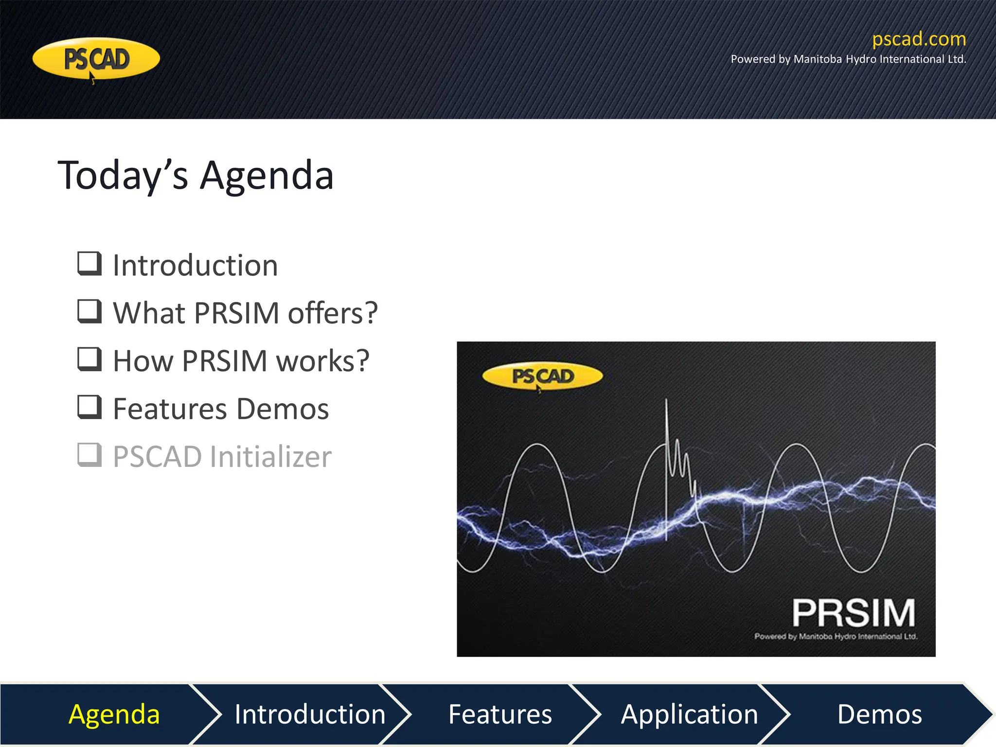 PRSIM Presentation PSCAD V15Presentation.pdf | Technology & Computing