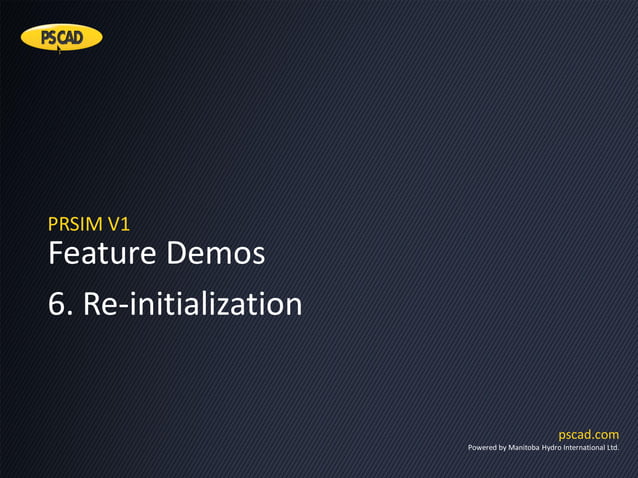 PRSIM Presentation PSCAD V15Presentation.pdf | Technology & Computing