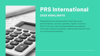 PRS International Group of Companies Company Profile | PPT