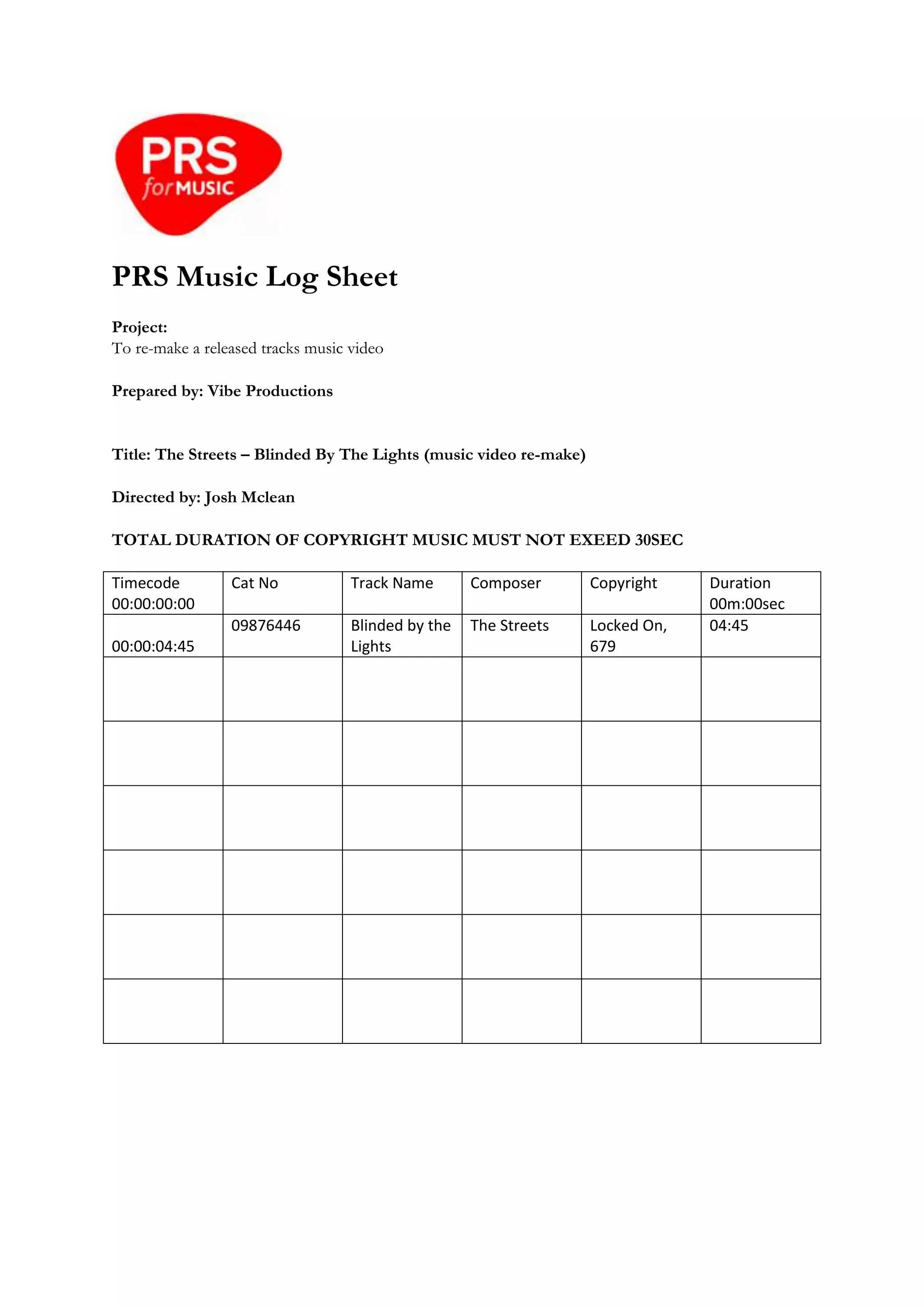 PRS sheet complete | DOCX
