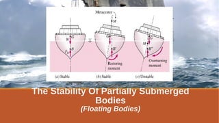 STABILITY: Fully & Partially Submerged Bodies | PPT