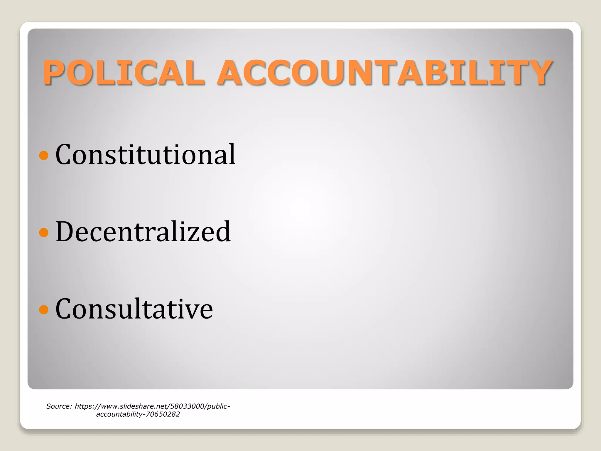 PUBLIC ACCOUNTABILITY | PPTX