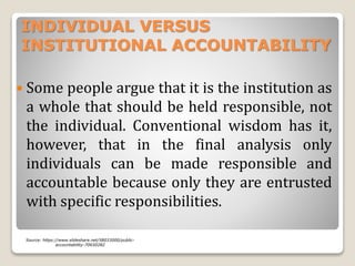 PUBLIC ACCOUNTABILITY | PPTX
