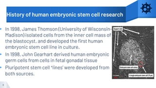 Stem cell research Project | PPTX