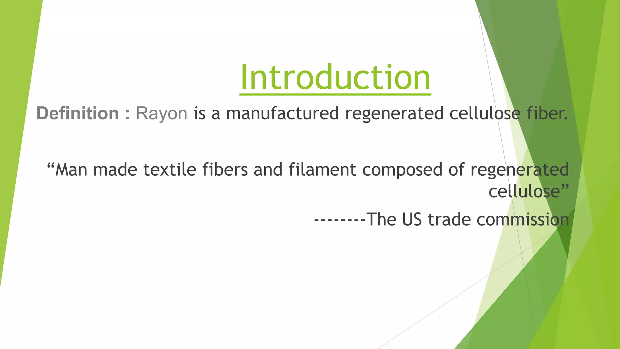 RAYON PROCESSING | PPTX