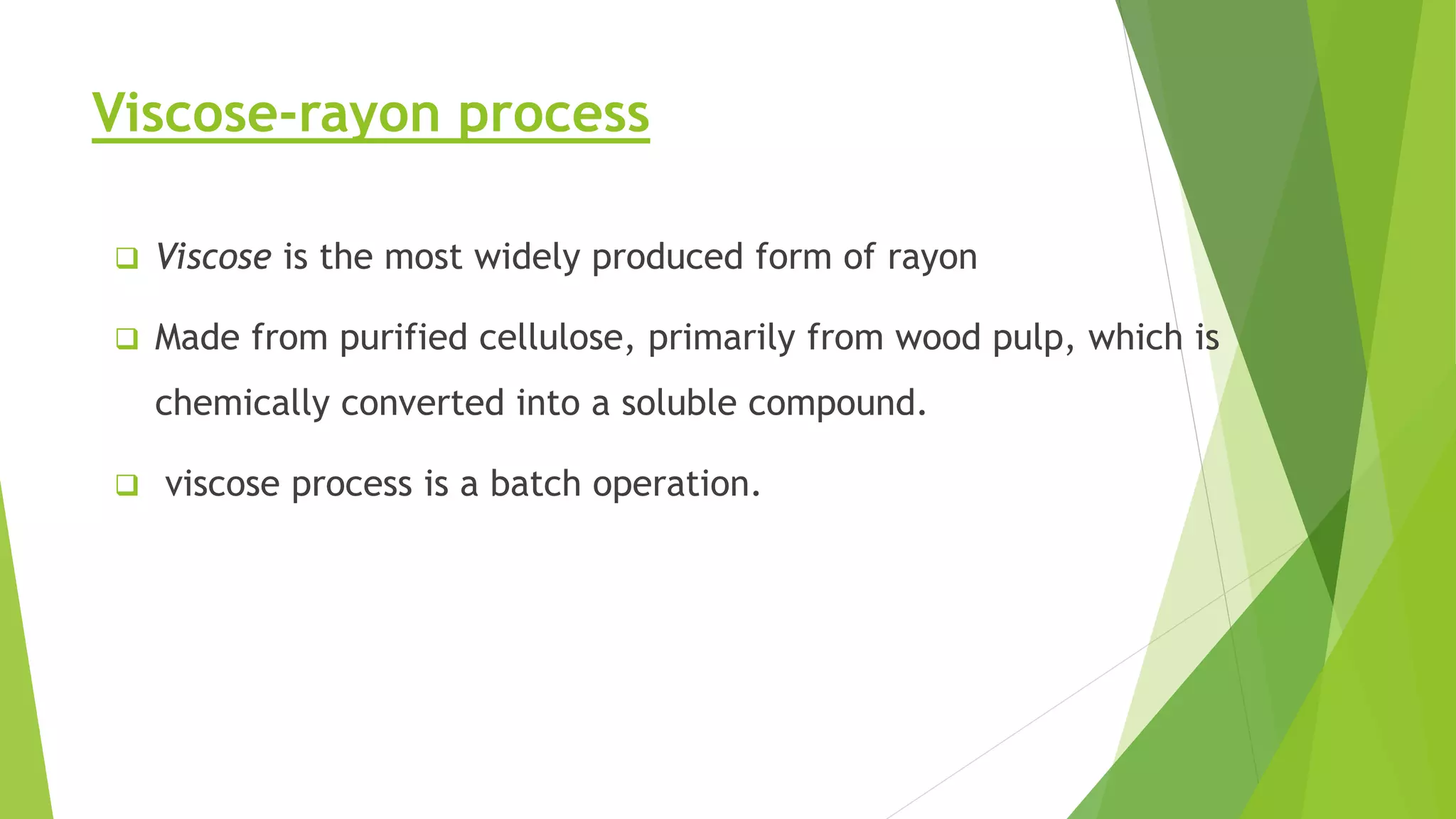 RAYON PROCESSING | PPTX