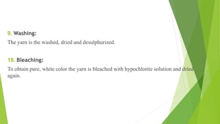 RAYON PROCESSING | PPTX