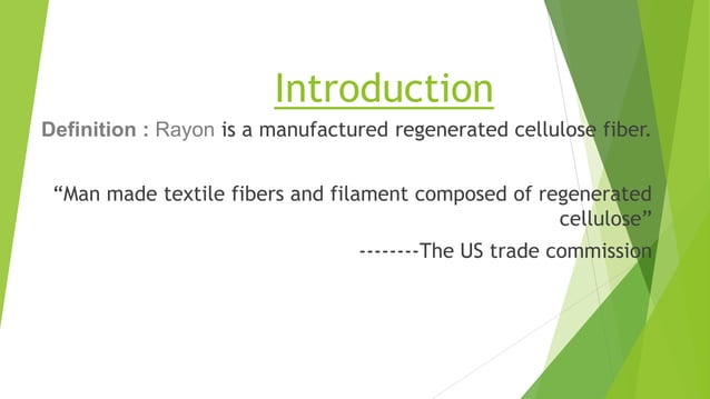 RAYON PROCESSING | PPTX | Chemistry | Science