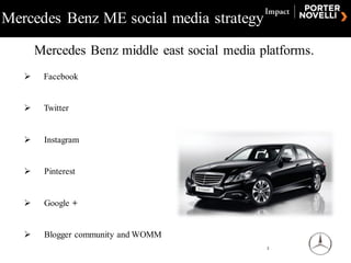 PR and Social media presentation for Mercedes Benz | PPT