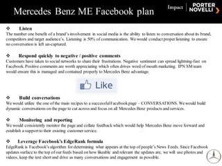 PR and Social media presentation for Mercedes Benz | PDF