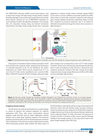 Light Energy Conversion and Storage by Phase Change Materials-Crimson ...