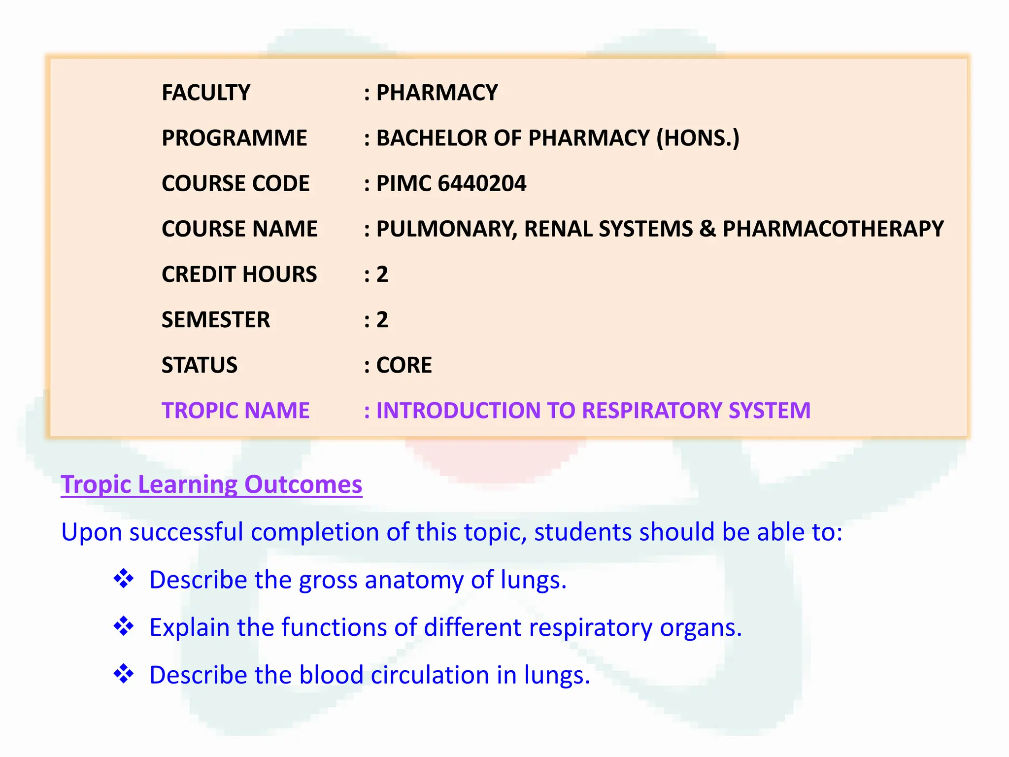 Anatomy, Physiology and pathophysiology of Respiratory system Basic.pptx