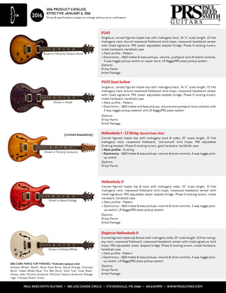 Prs product catalog_2016 | PDF