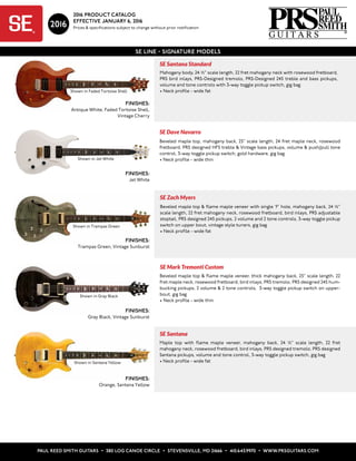 Prs product catalog_2016 | PDF