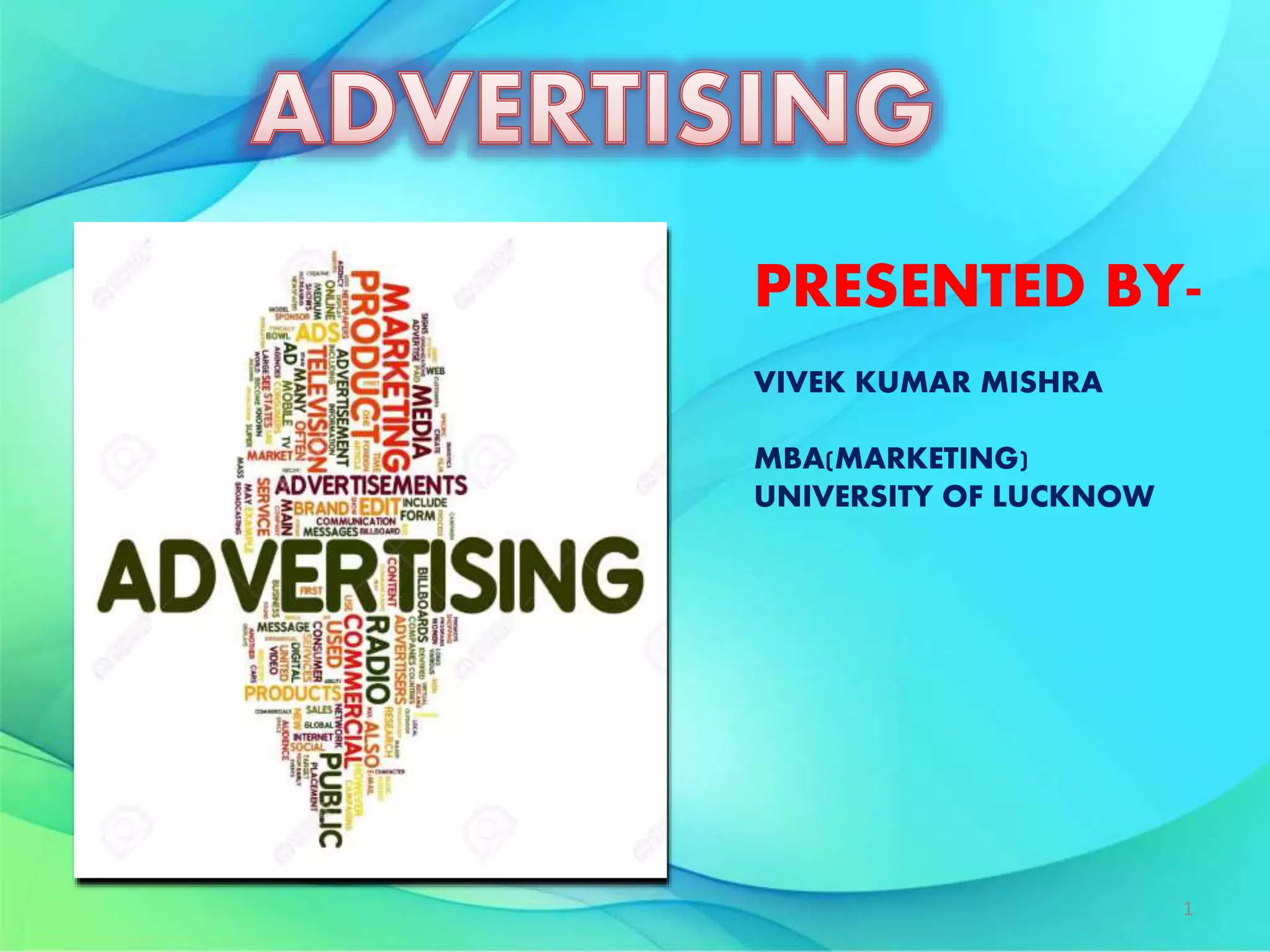 Advertising & its concept,Types of Advertising. | PPT