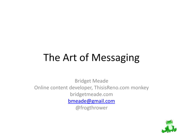 Public Relations Messaging | PPT