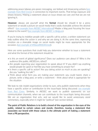 PR Statements Manual | PDF