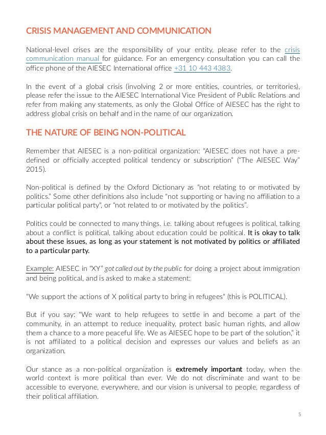 PR Statements Manual