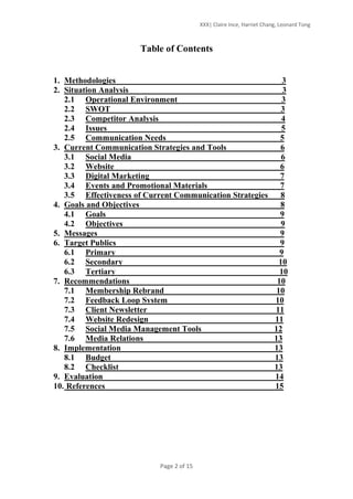 PR Strategy Audit Document | PDF