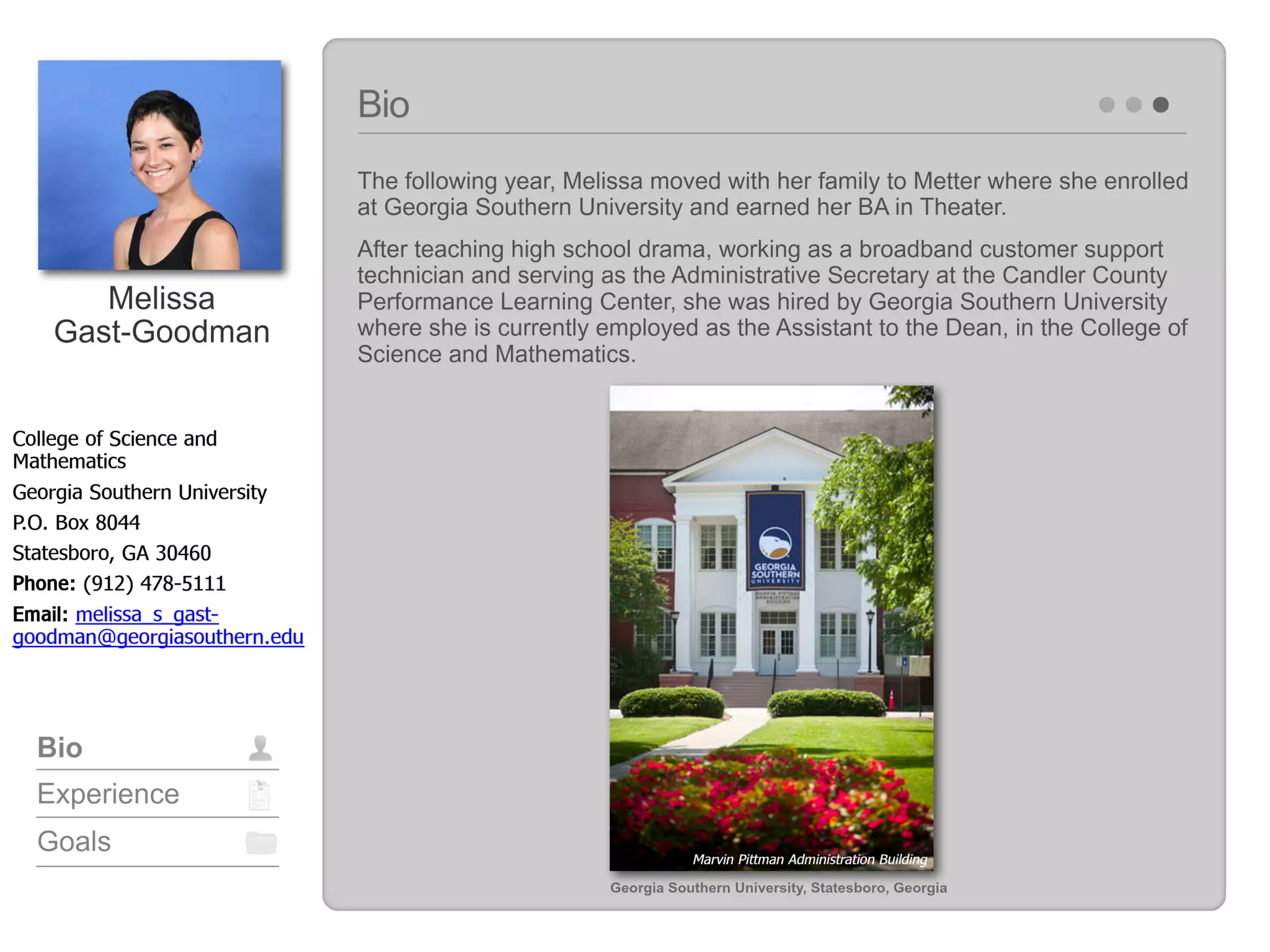 Présumé professional (melissa gast-goodman) | PDF