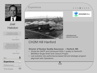 Joel Hebdon PreResume | PPTX