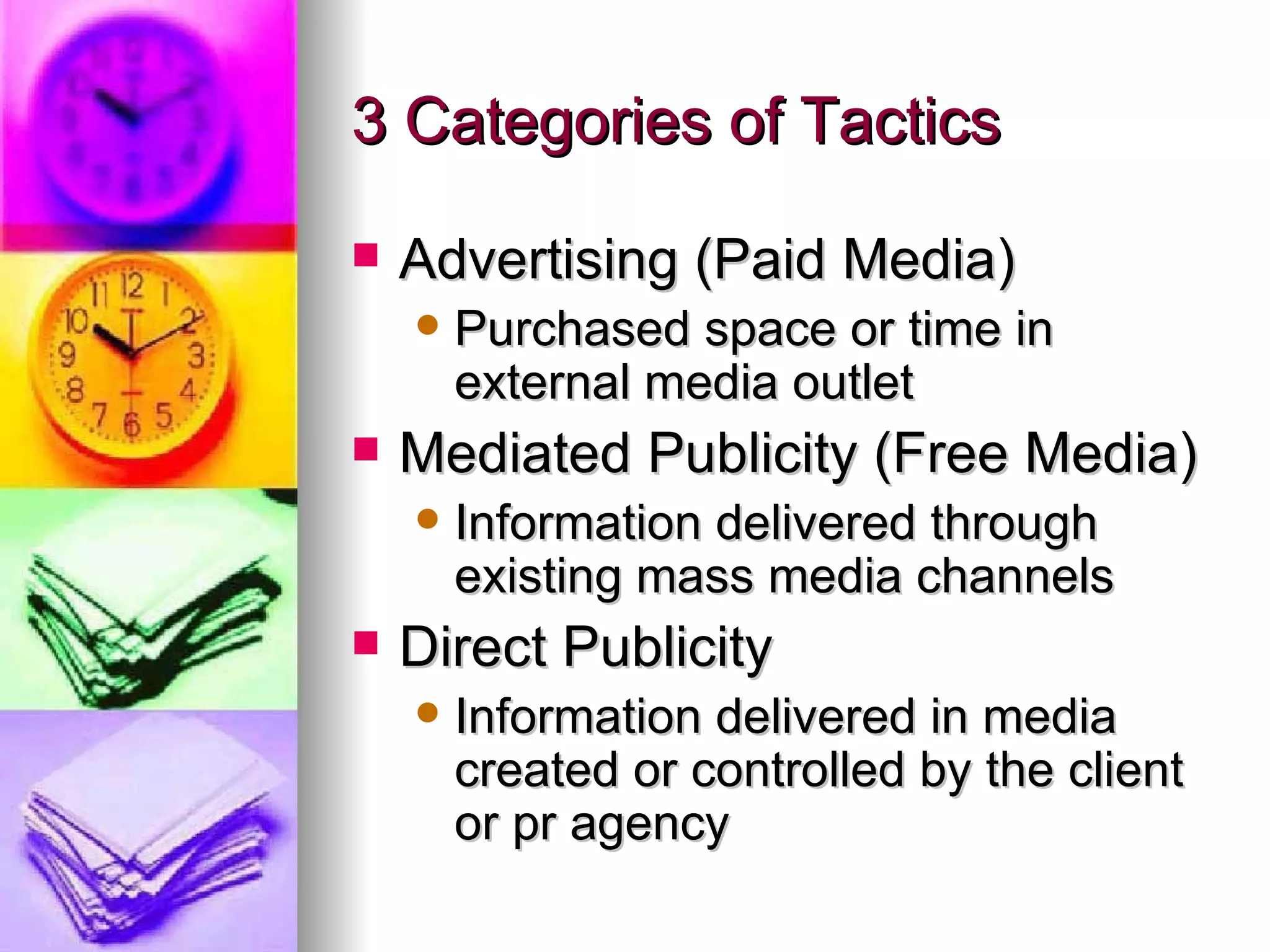 Pr tactics | PPT