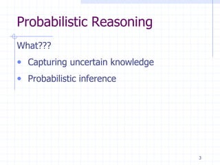 Probabilistic Reasoning | PPTX