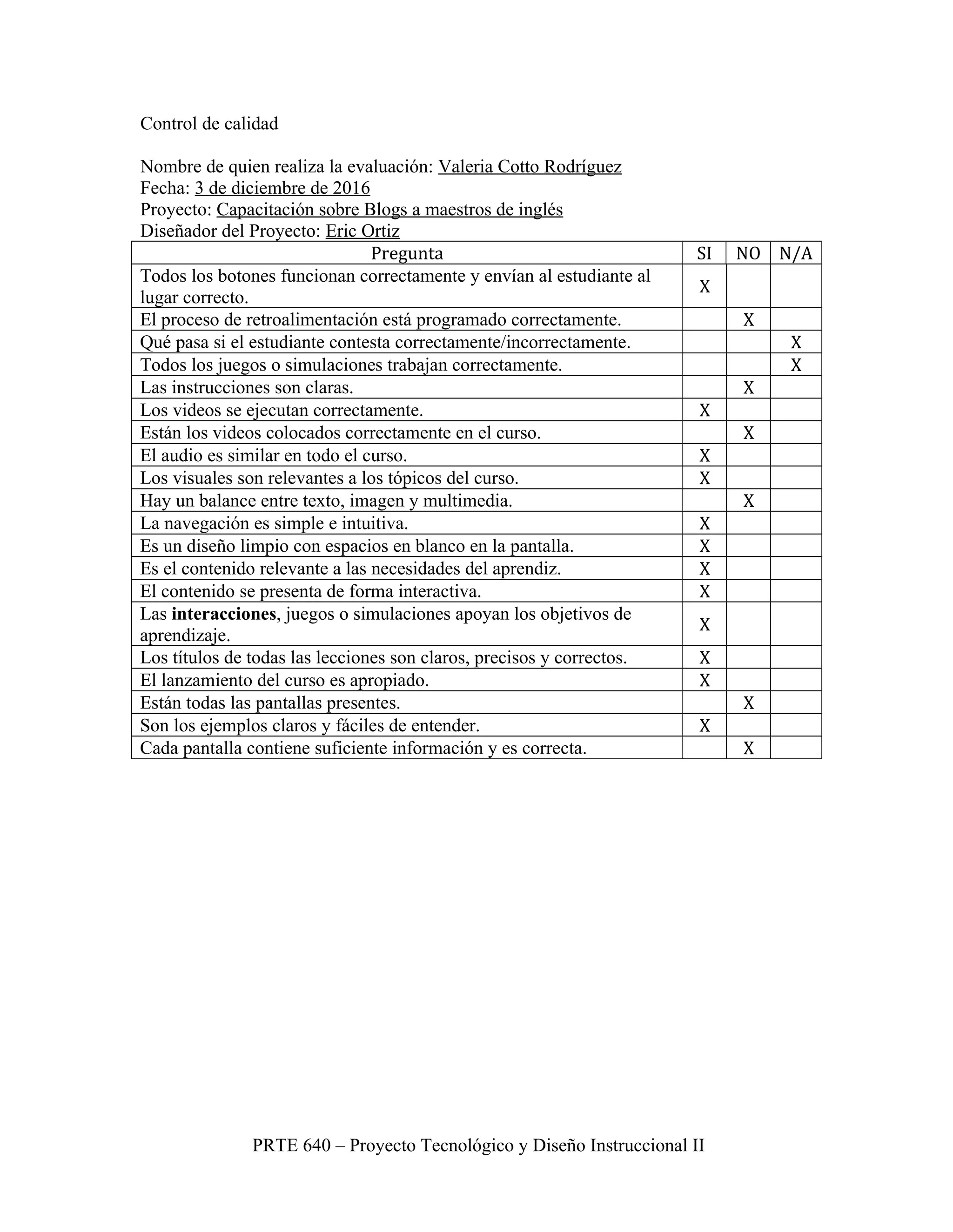 PRTE 640 Anejo M Proyecto E. Ortiz VCotto T7 | PDF