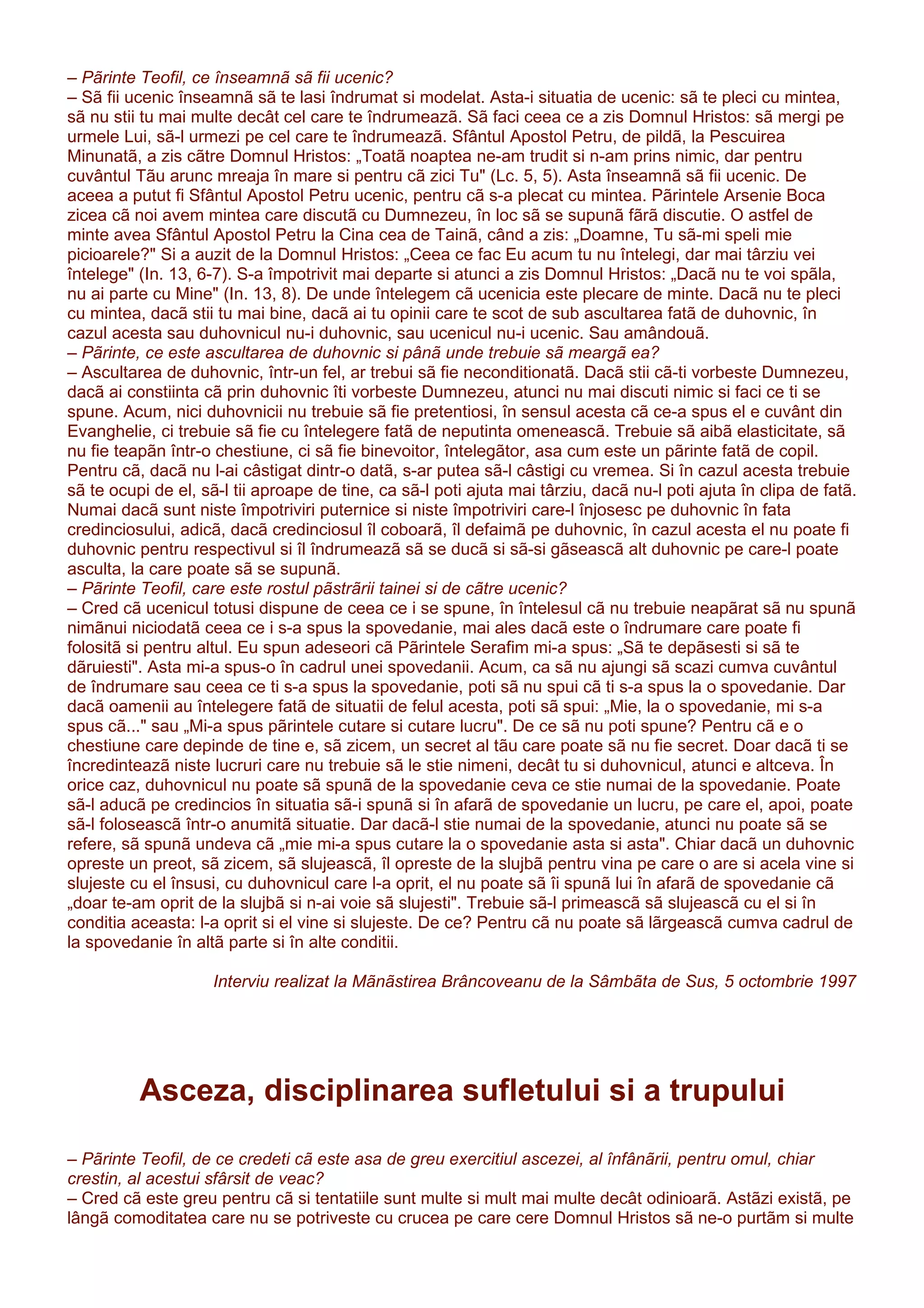 Pr teofil paraian intampinari | DOC