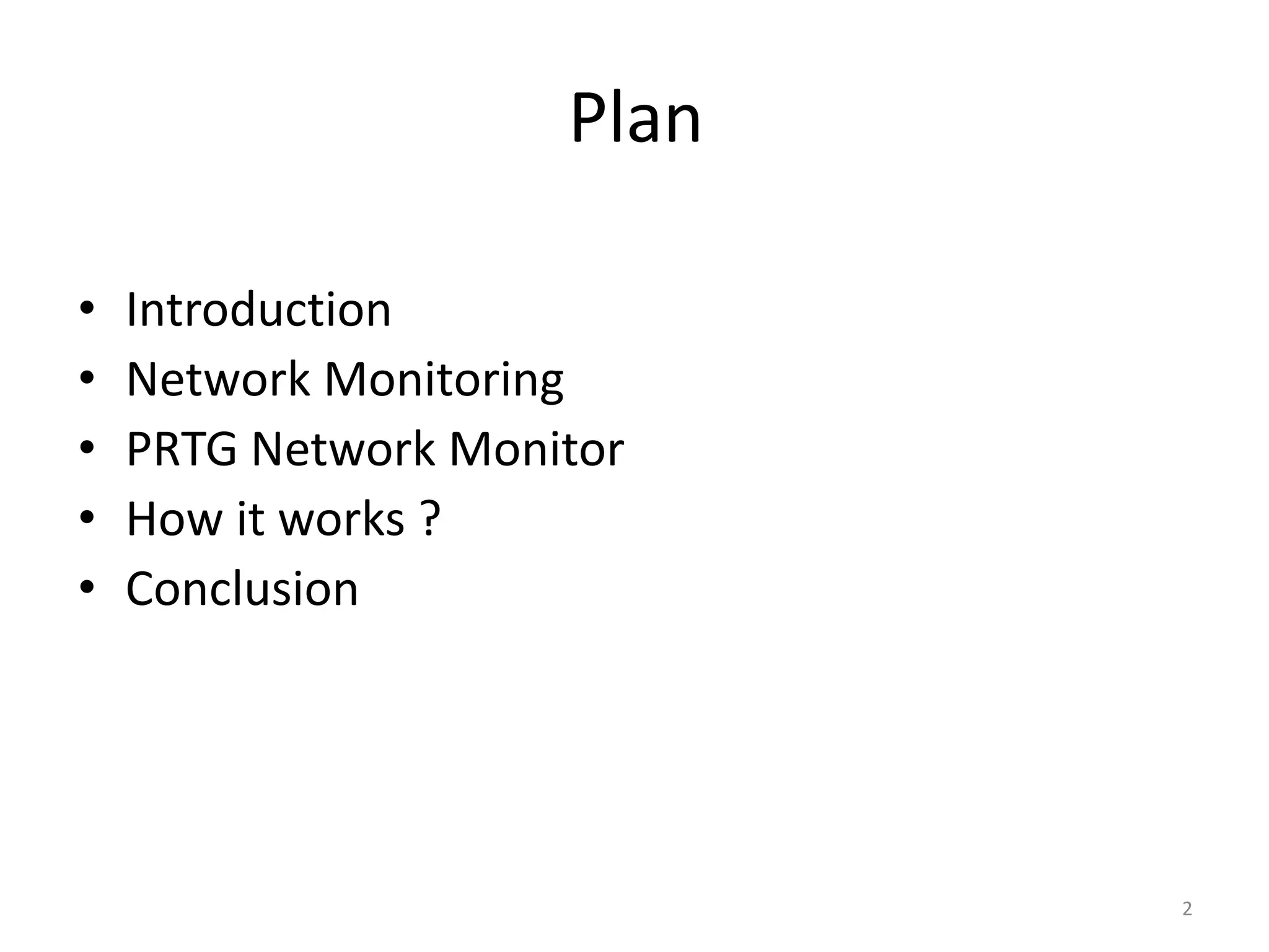 PRTG Network Monitor Presentation | PPTX
