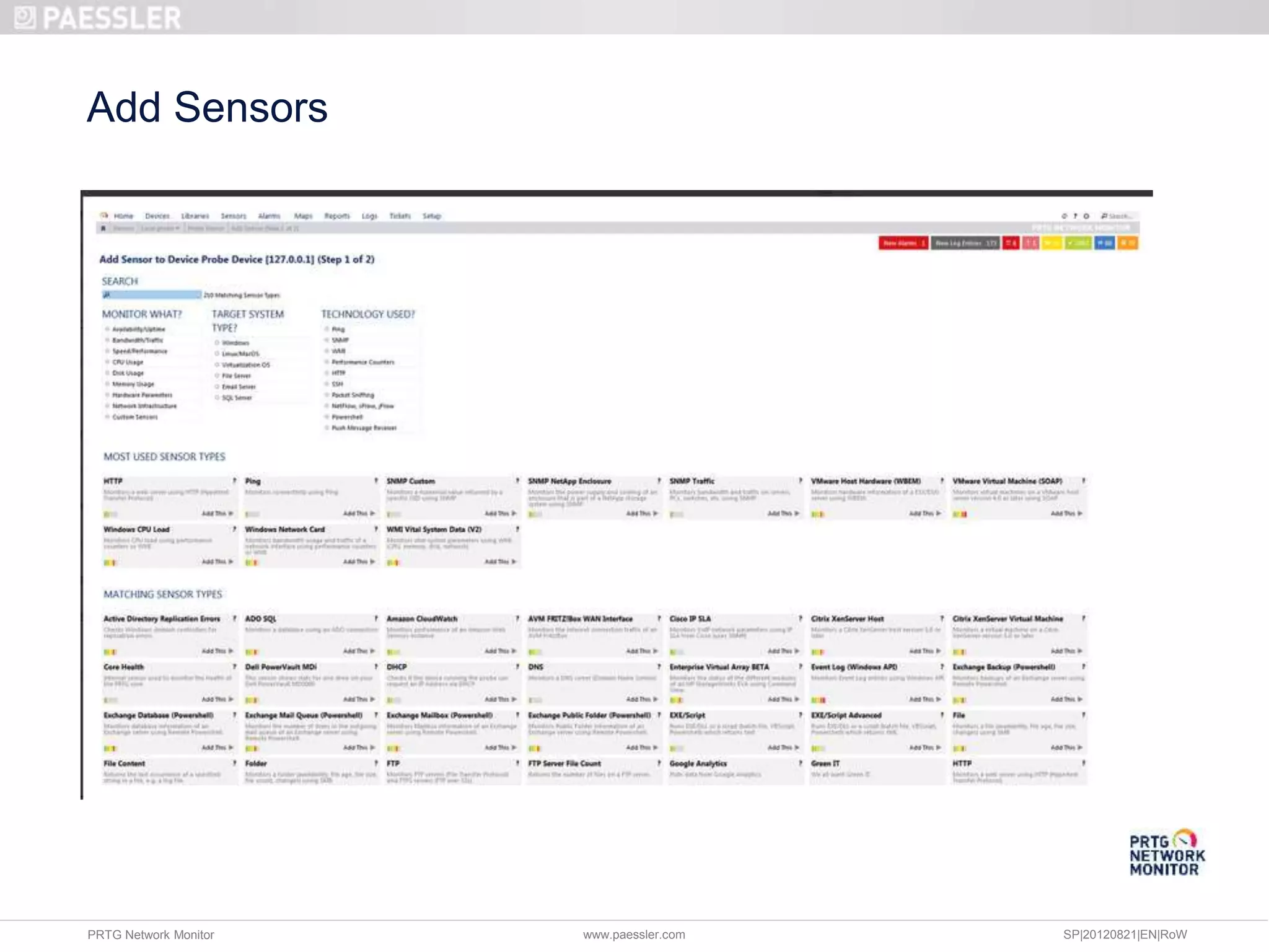 PRTG NETWORK MONITORING | PPT PRTG NETWORK MONITORING | PPT