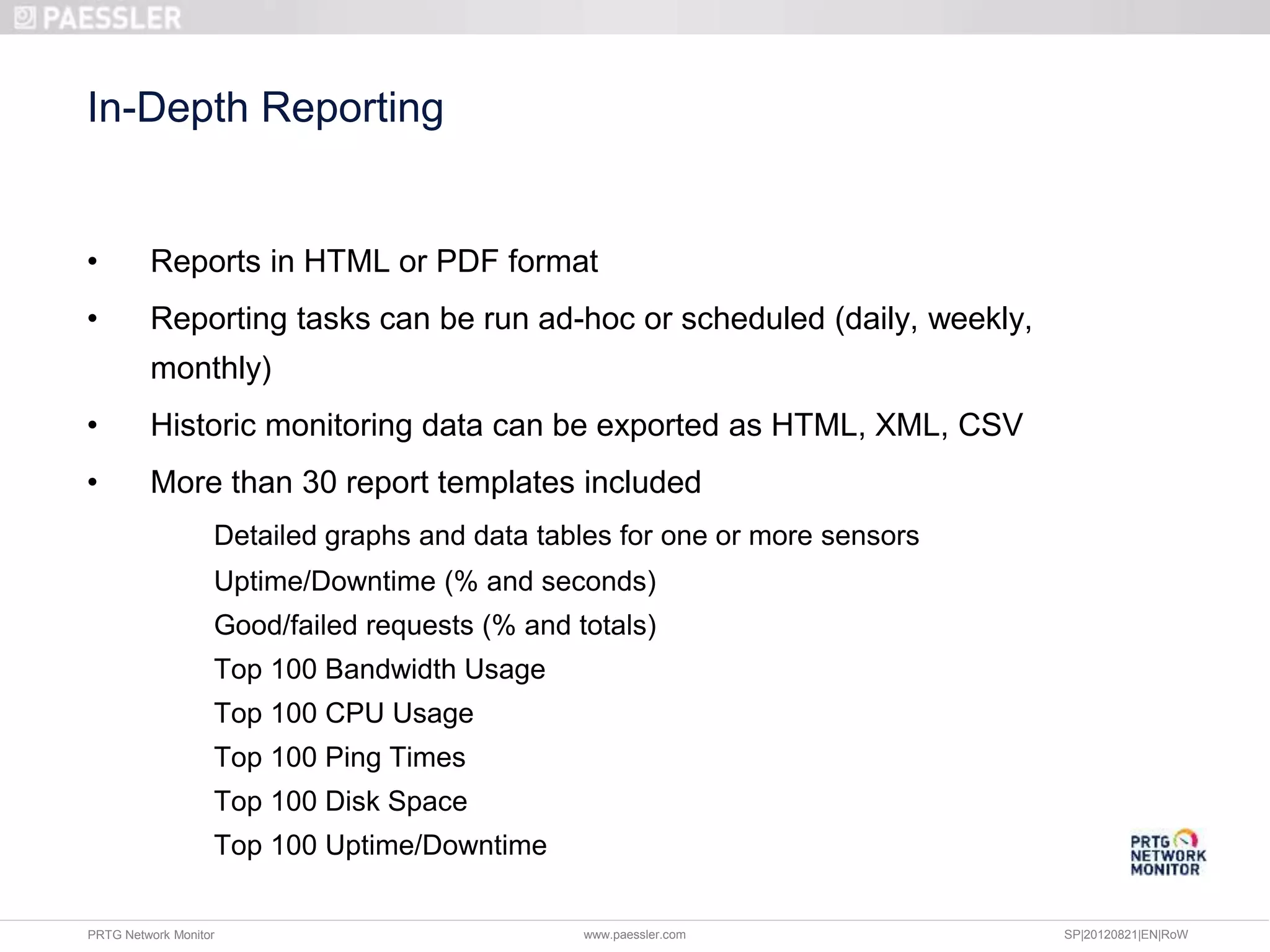 PRTG NETWORK MONITORING | PPTX