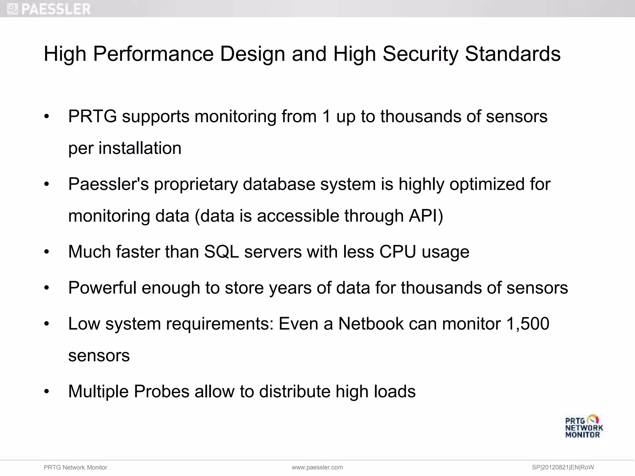 PRTG NETWORK MONITORING | PPTX